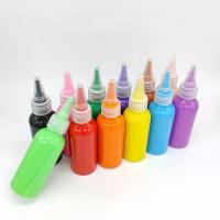 China 100ML Water Based Acrylic Color Painting White Paint Waterproof DIY Art Painting Set for Kids Beginners Adult for sale