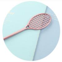 China hot seller Creative stationery lovely tennis racket modelling badminton racket neutral pen carbon pen for sale