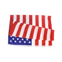 China 3x5 FT American USA Flag Canvas Header and Double Stitched Polyester with Brass Grommets for sale