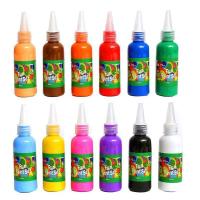 China 24 Colors Chinese Watercolor Paints Acrylic Paint Bulk Rich Pigments and Non Toxic for Kids Adults Parties Students Classroom for sale
