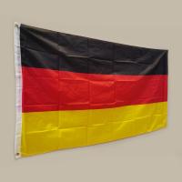 China 60x90cm or 150*90CM Polyester Germany National Flag with Brass Grommets Canvas Header and Double Stitched for sale