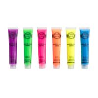 China Body Paint Glow in the Dark UV Neon Blacklight Face Paint Makeup with 10ml/30ml Set of 6 Tubes for sale