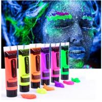 China water Based face & Body Painting kit,UV Neon Face Paint,Glow In The Dark Face Paint for sale