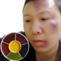 China Body Painting Supplies Face Paint For Halloween Special Effects Makeup Zombie Bruise Makeup for sale