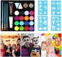 China Makeup Halloween Wholesale 16 Colors Face Paint for Cosplay, Carnivals and Stage Performance for sale