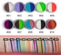 China Rainbow Makeup Eyeliner Cream Face Paint Proof Eyeliner Gel Set Parties Cosplay Masquerade for sale