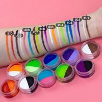 China Rainbow Makeup Eyeliner Cream Face Paint Proof Eyeliner Gel Set Parties Cosplay Masquerade for sale