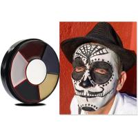 China Halloween FX Party 6 Color Bruise Wheel Oil-based Cosplay Face Body Painting Palette Theatrical Makeup for sale