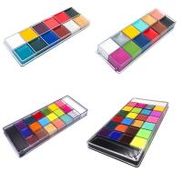 China 12/20/26 Color Women Face and Body Paint Art Painting Set with Brush Oil Based Party Fancy Make Up SFX Cosplay  Palette for sale