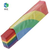 China Rainbow Fan Brush Gay Lesbian Face Body Paints Party Fancy Dress Parades Festivals-Easy Make Up Pocket Size Easy Brush Off for sale