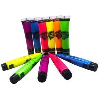 China Uv Face Paint Facepaint Neon Makeup Glow In The Dark Blacklight Fluorescent Uv Body Face Paint for sale