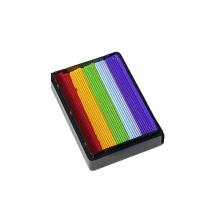 China 30G One Stroke Split Cakes Face Paint Neon Rainbow Body Paint Painting Child Friendly Ideal for Fairs Carnivals Party for sale