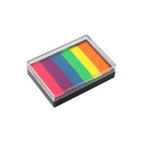 China 50G Water Based Neon Rainbow Split Cakes Face Paint Body Painting Professional in Arts Crafts Sewing for sale