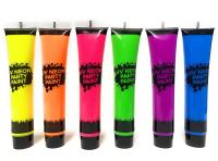 China Body Art Paint Neon UV Glow In the Dark Face Painting for Fluorescent Party Festival Halloween Cosplay Makeup Wholesale for sale