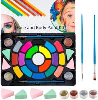 China Christmas Halloween Face Body Paint Make Up Kit Private Label Hypoallergenic for Toddler Teens Adults for sale