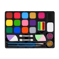 China Christmas Halloween Face Body Paint Make Up Kit Private Label Hypoallergenic for Toddler Teens Adults for sale