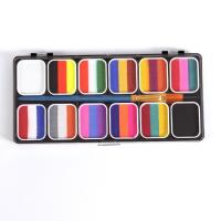 China Face paint Split Cake Palette Rainbow Cake Body Painting Kit Each for One Stroke for Sensitive Skin,Kids Adults for sale