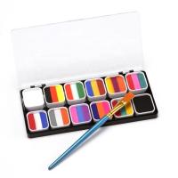 China Face paint Split Cake Palette Rainbow Cake Body Painting Kit Each for One Stroke for Sensitive Skin,Kids Adults for sale