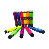 China Glow UV Neon Face & Body Paint Kit (6 pcs- 0.85 Each) Fluorescent Paint - Safe, Washable, Non-Toxic for sale
