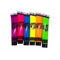 China Glow UV Neon Face & Body Paint Kit (6 pcs- 0.85 Each) Fluorescent Paint - Safe, Washable, Non-Toxic for sale