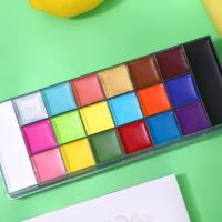 China 20 Color Face Body Paint Oil Kit Makeup Palette Large Black White Face Painting Pan Halloween Cosplay SFX Makeup Kit for sale