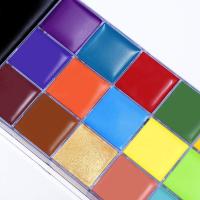 China 20 Color Face Body Paint Oil Kit Makeup Palette Large Black White Face Painting Pan Halloween Cosplay SFX Makeup Kit for sale