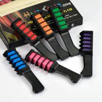 China Hair Chalk Comb Temporary Hair Color Dye for Girls Kids New Year Birthday Party Cosplay DIY Children's Day Halloween Christmas for sale