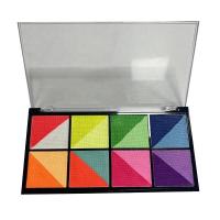 China Wholesale Glow In The Dark Fluorescent Face Paint Halloween Makeup Palettes for Children Party for sale