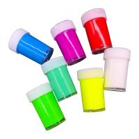 China 8 Neon Fluorescent Glow Face Paint Colors UV Body Painting Supplies Bright Glowing Makeup for Festivals for sale