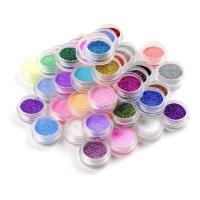 China Fine Glitter Powder of Arts and Crafts, 32 colors of Fine Glitter Makeup nail Art, card making for sale