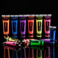 China Blacklight Face Paint Glow in the Dark  Reactive Fluorescent Body Paint Non-Toxic for sale