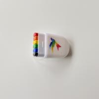 China Fanbrush lgbtq Face Paint Products 6 Color Rainbow Gay Pride Lesbian Flag Accessories for sale