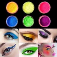 China 12 Color Face Painting Accessories Neon Body Paint Kit for Eye shadow Neon Painting for sale