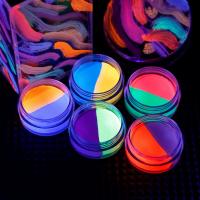 China 10G Water Activated Eyeliner UV Glow Neon Cake Body Face Makeup Paint for Costume Halloween and Club Makeup Art Paint for sale