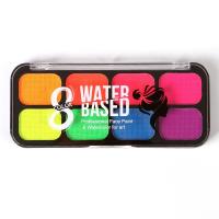 China UV Skin Harmless Colorful Body Face Paint Black Light Painting Kit Water Based Makeup for Kids Adults for sale