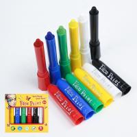 China 12 Color UV Glow In The Dark Kids Face Paint Pen Crayons for Halloween Christmas Makeup party for sale