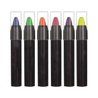 China Custom Logo Eye Black Face Body Paint Stick Lipstick Safe Nose&Lip for Sports Festival or Stage Makeup for sale