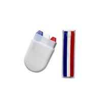 China Netherlands Flag Face Paint - Blue White Red 3 Colors Stripe Fan Brush Stick, Face and Body Paint for sale