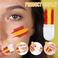 China Spain flag Hot sales Customized color national flag face paint stick for football fans Safe Non Toxic for sale