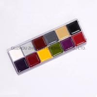 China 12 Color Special Effects Face Makeup Paint Palette or Halloween Cosplay SFX Party for sale