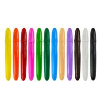 China 12 pcs face paint rotate crayon sets halloween gift party oil face paint set Twist Up Temporary Body Painting Skin Easy Washable for sale