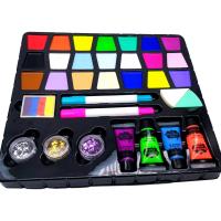 China Muliti Color Hallowmas face paint kit kids face paint kit Rainbow face paint palette for sale