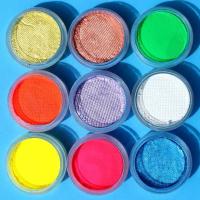 China Face UV paint palette Kit Washable Fluorescent Neon face and body paints for Kid glow in the dark UV Neon face paint for sale