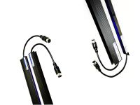 China Mitsubishi Type Infrared Door Sensor Aluminum WECO 917E Central Opening 32 Diodes 4m Range for sale