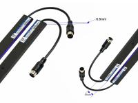 China Slim Model WECO Elevator Door Sensor 154 Beams 6.6mm Thickness AC220V for sale