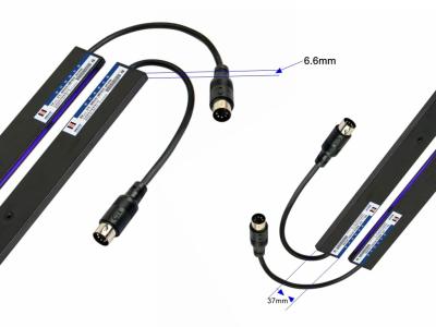 China Slim Model WECO Elevator Door Sensor 154 Beams 6.6mm Thickness AC220V for sale