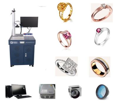 China High Precision 30W Fiber Laser Marking Machine For Stainless Steel Knife for sale