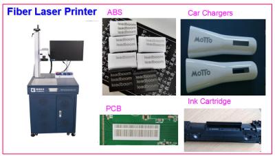 China PCB Board Laser Marking Machine 20W Laser Printing for Electronic Parts ABS for sale