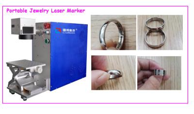 China Mini Fiber Laser Marking Machine High Precision For Industrial Plastic Tube 30W for sale