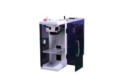 China Metal Dog Tag Laser Marking Machine 20W , Stainless Steel Portable Laser Marker for sale